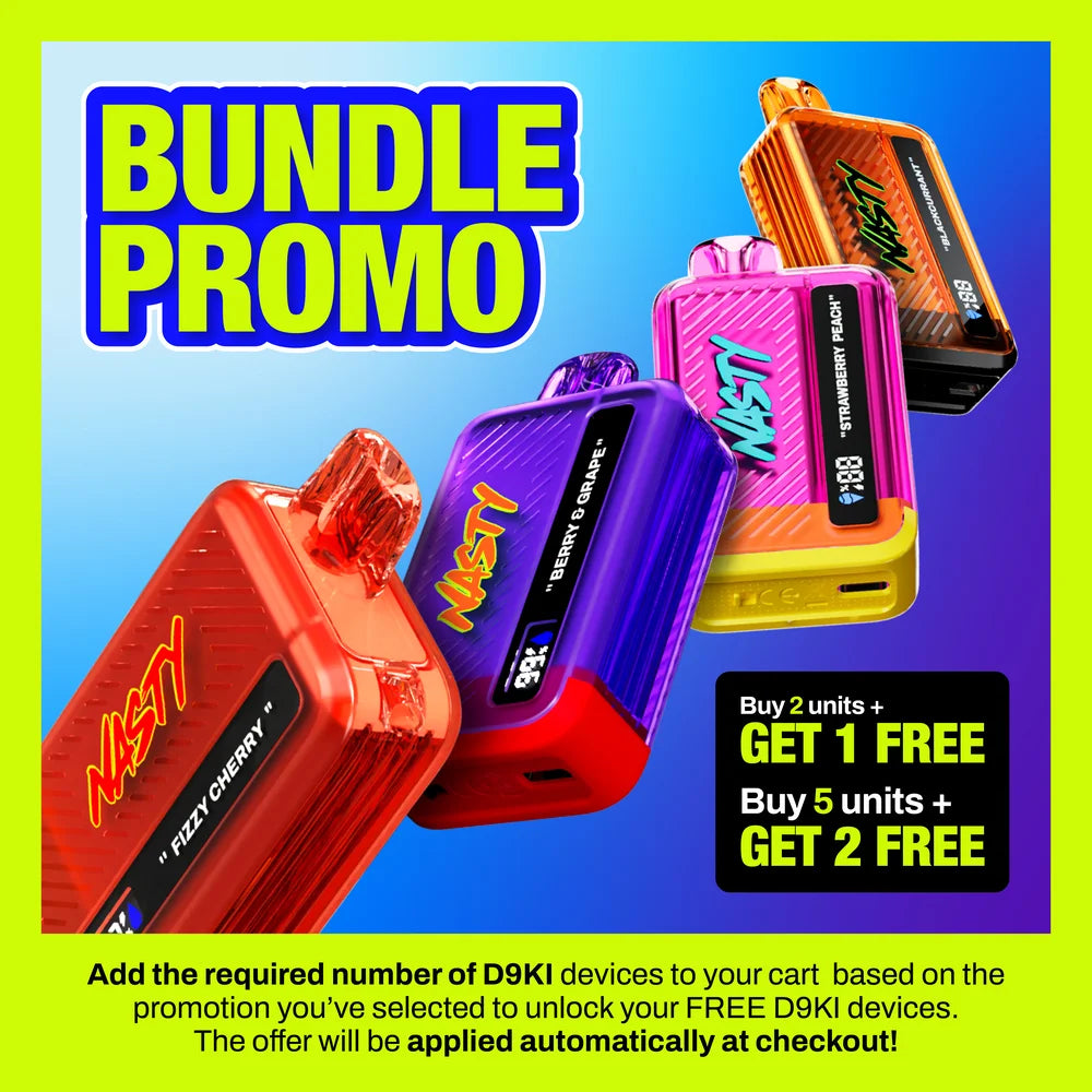 NASTY BAR D9Ki Disposable Vape South Africa | Nasty Worldwide